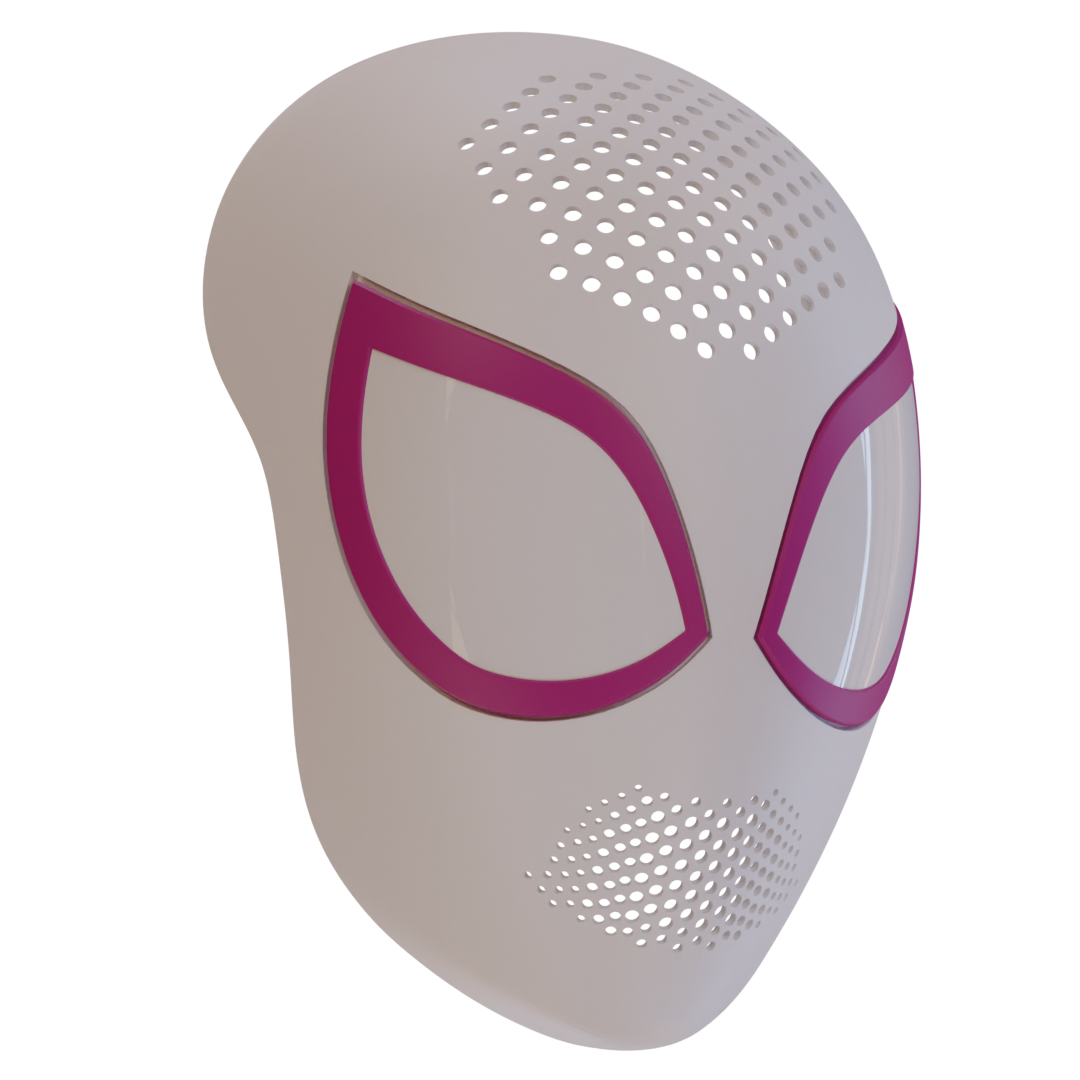 Across the Spider-Verse Ghost-Spider (Spider-Gwen) Faceshell – Mars Studios
